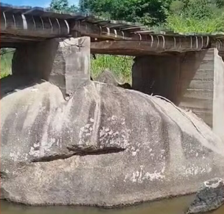 Ponte na divisa entre Bahia e Minas Gerais é interditada após risco de ...